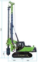 China 28m Drilling Depth Well Hydraulic Rotary Boring Piling Rig Machine With 8~30 Rpm Rotation Speed for sale