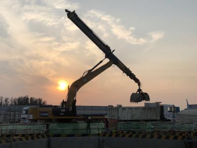 China KM260 Hydraulic Piling Rig Cylinder Wire Rope Vertical Digging 27180mm for sale