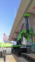 China Hydraulic Medium Crawler Kr285c With Cat Chassis Drilling Rig For Pile Foundation for sale