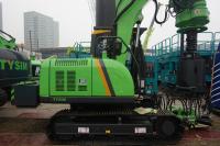 China Piling Rig Hire 7 - 40 Rpm Borehole Drilling Machine 30 M / Min Main Winch Line Speed KR50A Rotary Piling Rig for sale