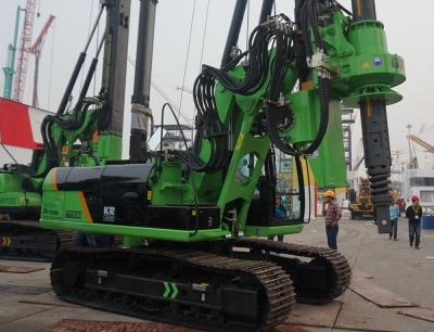 China KR90 Max. crowd pressure 90 kN, Foundation Pile Water Well Hydraulic Piling Rig Equipment with 1m Max Drilling Dia for sale