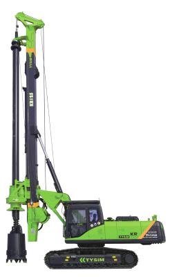 China 37 m / 45 m Drilling Depth Bored Pile Equipment , Foundation Drill Rigs 34 T Overall Weight for sale