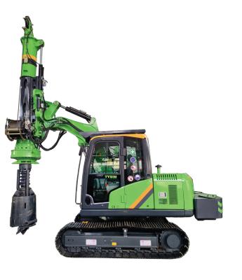 China Speed of rotation 7~40 rpm,Torque 32/42 KN.m, CE Small Rotary Driling Rig / Innovativly Research  Machine TYSIM KR40A for sale