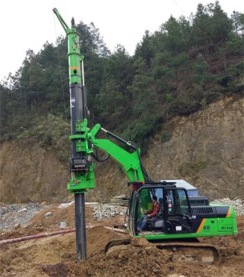 China Small Rotary Hydraulic Drilling Rig KR50 Optional Depth 10 / 16 / 20 / 24m for sale