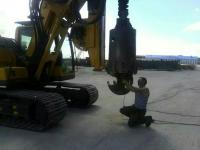 China Kr90 Rotary Piling Drilling Rig 1000 / 1200mm Drilling Diameter 6 - 30 Rotation Speed for sale
