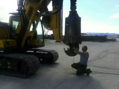 China Kr90 Rotary Piling Drilling Rig 1000 / 1200mm Drilling Diameter 6 - 30 Rotation Speed for sale