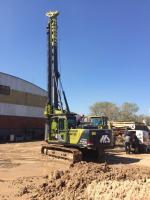 China Torque 80 kN.m KR80A Drilling depth 28m(4 node )/22m(3 node ) Piling Rig Machine With 8~30 Rpm Rotation Speed for sale