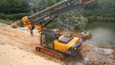 China Piling Rig Machine with 3.9MPa Pilot Pressure 94.3ton Capacity and 150 KN.m Max Torque for Drilling Foundation for sale