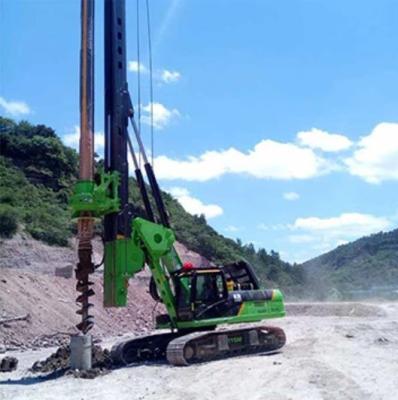 China 90kw/2200rpm Piling Rig Equipment With 100kN Crowd Cylinder Pushing Force for sale