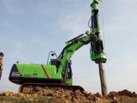 China 50 KN.M Max Torque KR50A Micro Rotary Hydraulic Piling Rig for 24m Bored Hole Pile Equipment for sale