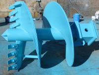 China Earth Drill Boring Tools Double Cut Straight Drilling Auger With Rock Drilling Bits for sale