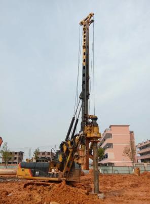 China Yellow Rotary Piling Rig Foundation Construction 72 M / Min Main Winch Line Speed Max. Drilling Diameter 1000mm for sale