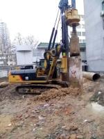 China KR90C Rotary Drilling Rig With Cat Chassis , 72 M / Min Main Winch Line Speed Max. Drilling Diameter 1000mm for sale