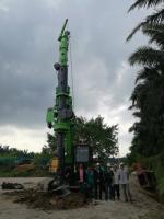 China 50 KN . M Max Torque KR50A Micro Hydraulic Piling Rig for 20m Rotary Bored Hole Pile Speed of rotation 7~40 rpm for sale