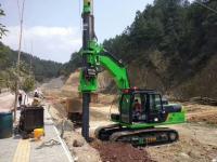 China Pile drilling rig for Village Construction , Speed rotation 7 ~ 40 rpm for sale