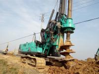 China TYSIM KR80K Hydraulic Rotary Piling Rig Machine , Max Torque 80kNm Max. drilling depth 28 m (4 node )/ 22 m (3 node ) for sale