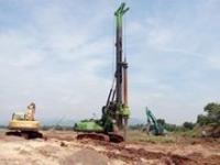 China TYSIM KR125C  Max. Drilling Diameter 1300mm Max. Drilling Depth 43m High Stability Low Cost Hydraulic Drilling Rig for sale