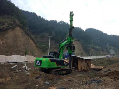 China Pile Boring Equipment / Rotary System Drilling Rig 24 M Depth 1200 Mm Diameter KR50C Torque 50 KN.M for sale