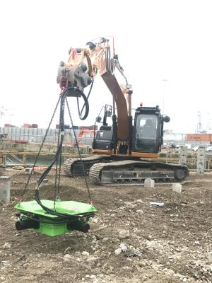 China High Speed Square Pile Cutter Machine Hydraulic Pile Breaker TYSIM KP400S Pile diameter  250-400 mm for sale