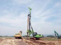 China 150 KN.M 52m Depth Hydraulic Piling Rig Pile Driver Machine 1500mm Drilling Diameter High Stability Low Cost for sale