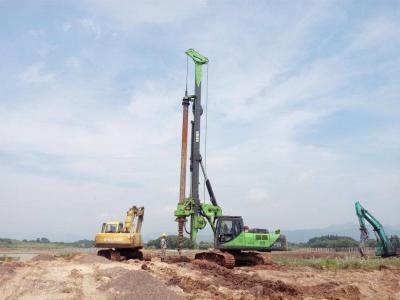 China 150 KN.M 52m Depth Hydraulic Piling Rig Pile Driver Machine 1500mm Drilling Diameter High Stability Low Cost for sale