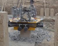 China Customized Green Hydraulic Pile Breaker / Pile Cutting Equipment for sale