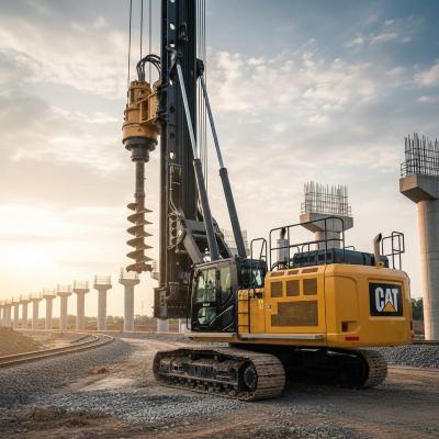 China Heavy Duty KR300C Rotary Piling Rig with 54m Max Drilling Depth 320kN.m Torque and 2500mm Drilling Diameter for sale