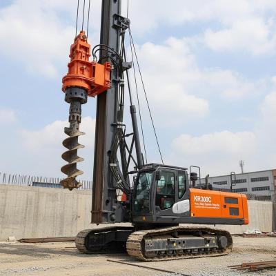 China Heavy Duty Hydraulic Piling Rig KR300C with 54m Drilling Depth 2500mm Diameter and 320kN.m Torque for sale