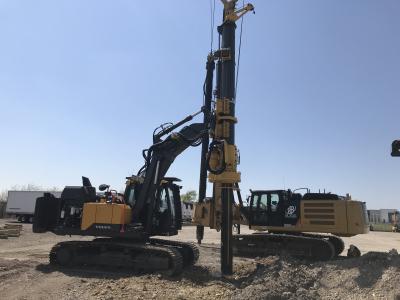 China KR50A Micro Rotary Piling Rig Depth 24 m Piling Bored Hole Equipment for sale