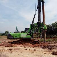 China Qatar KR125A Rotary Piling Rig Hydraulic Piling Rig With Diameter 1.3m Depth 43m High Stability Low Cost Torque 125kN.m for sale