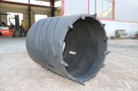 China Drilling Machine Parts Rotary Drilling Rig Double Bottom Auger Bucket for sale