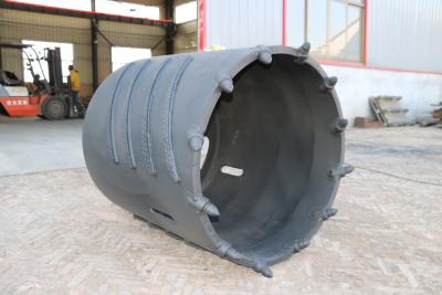 China Drilling Machine Parts Rotary Drilling Rig Double Bottom Auger Bucket for sale
