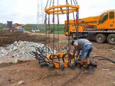 China Professional Pile Cutting Equipment Hydraulic Pile Driver For Construction Concrete Pile for sale