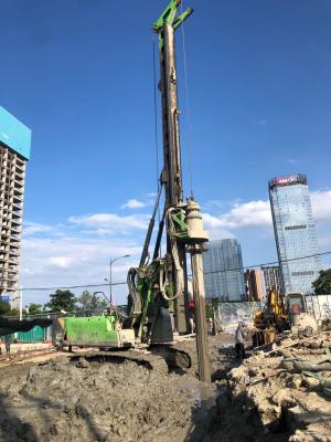 China Width 2900mm 110KN Hydraulic Rotary Piling Rig KR125A Max. Drilling Diameter 1300 Mm Max. Drilling Depth 43 M for sale