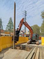 China Bottom Clamp Force 550kn Pile Excavator Mounted Vibratory Hammer for sale