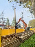 China 5.5kgm Side Grip Excavator Mounted Vibratory Pile Hammer for sale