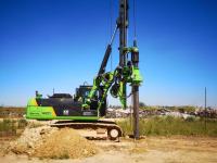 China Long Sprial CFA Rotary Piling Rig For 12m Depth  Max. Drilling Diameter 600mm High Stability Low Cost for sale