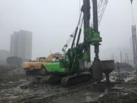 China Single Load Transportation Rotary Piling Rig KR60C With CAT Chassis for sale