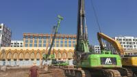 China Foundation Hydraulic Piling Rig Diameter 2500mm Depth 54m for sale