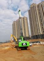China 50m Depth Bored Pile Driving Machine , Construction Pile Driver KR150C High Stability Low Cost Hydraulic Drilling Rig for sale