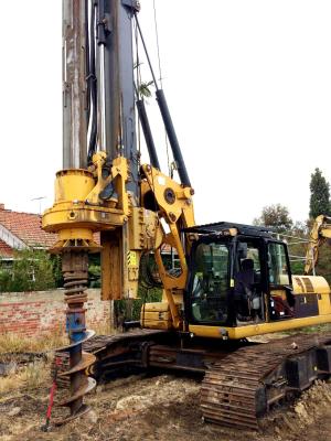 China Pile Driving Machinery / Hydraulic Piling Rig 80m Depth 2500mm Dia KR280C Max. torque 280kN.m for sale