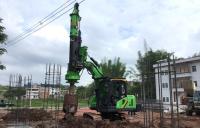 China KR40A Speed Rotation 7-40 rpm Mini Piling Rig Torque 32/42 Kn.M for sale