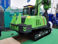 China Used Piling Rig Machine with Closed Loop Hydraulic System, Max Pile Length Up To 30 Meters and ISUZU AA-6HK1XQP Engine for Foundation Work for sale