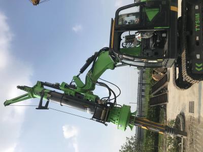 China Hydraulic Rotary Piling Drilling Rig Winch Pull 75kN 1100 Mm for sale
