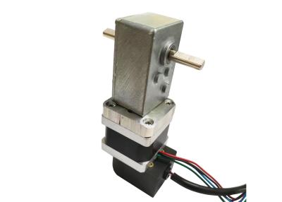 China NEMA 14 35mm Hybrid Stepper Motor with Planetary Gearbox 133:1 0.8A 10KGcm for sale