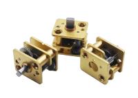 China 10×12mm Polygon Stepper Motor Gear Reducer with 1:2-1:1000 Ratio and Custom Shaft Options for sale