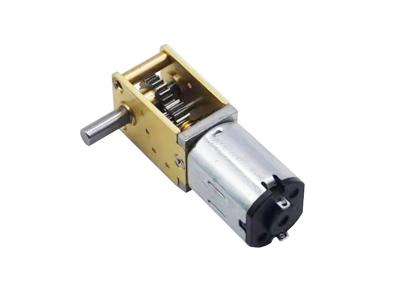 China N20 Micro DC Brush Motor Horizontal Gear Reducer 3-12V 14g for Smart Lock Safe Box for sale