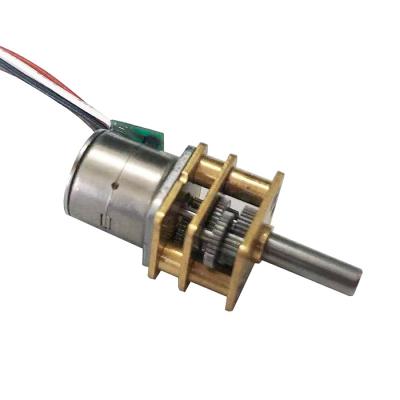 China 10mm Bipolar Stepper Motor with GB12 Gearbox 2:1 to 1000:1 Ratio 3mm D Shaft for sale