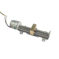 China SM20-55-T Linear Stepper Motor 20mm 1KG Thrust with Linear Bearings Brass Slider M3 Lead Screw for sale