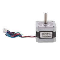 China NEMA17 Hybrid Stepper Motor 42mm Frame with 1.8° Step Angle and 5mm D Shaft for 3D Printers and CNC Machines for sale